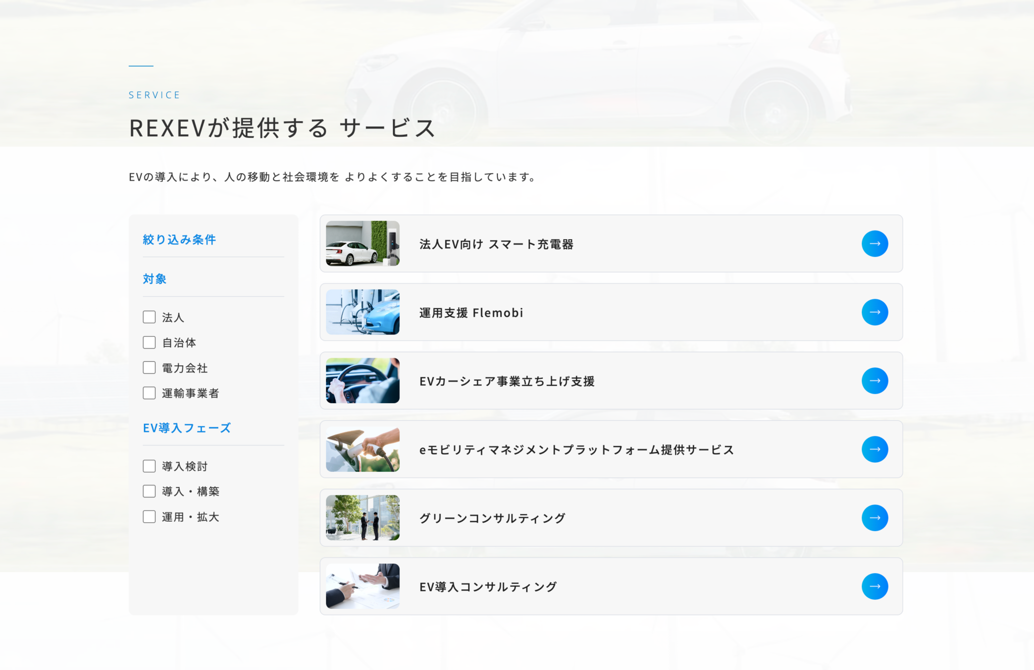 REXEVのWEBサービスページをリニューアル 〜スマート充電器導入の無料見積もり機能を追加、クリックするだけ〜 | 株式会社REXEV
